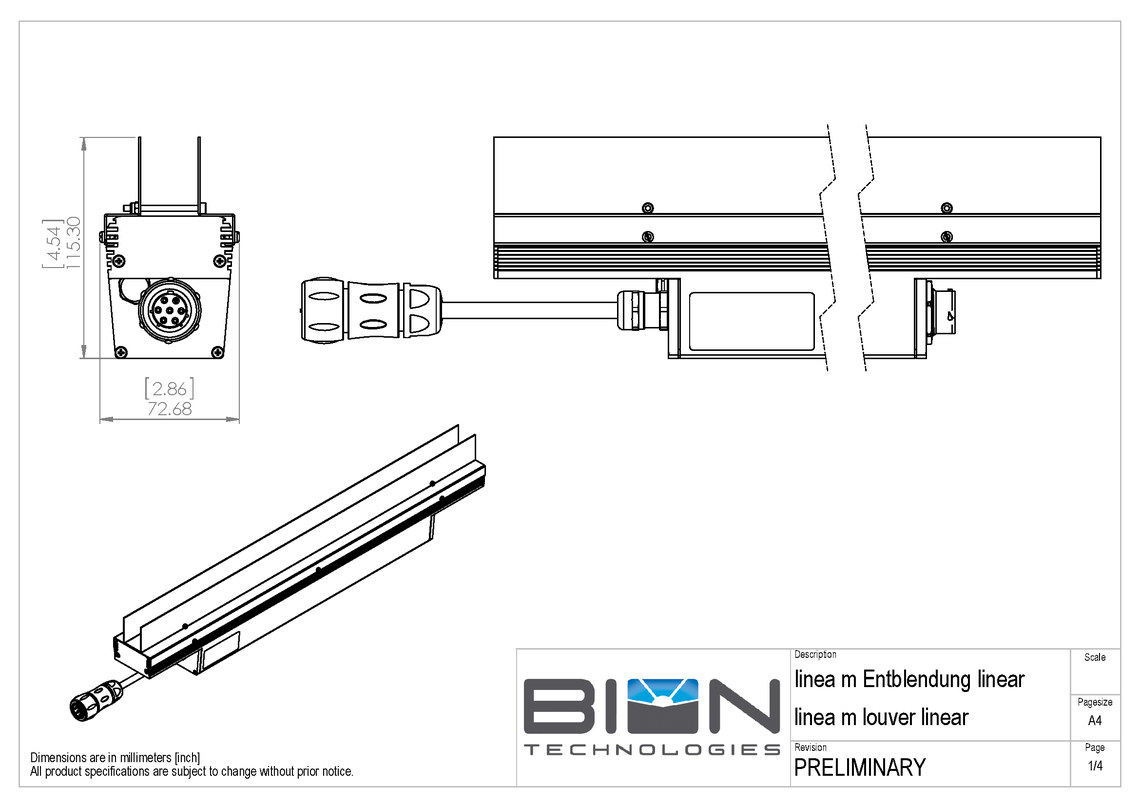 linea m louver linear | SET